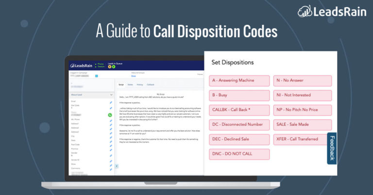 What are Call Disposition Codes? - LeadsRain